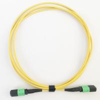 China Yellow Single Mode Patch Cord , 1.5M Standard Loss Mpo Fiber Optic Patch Cord for sale