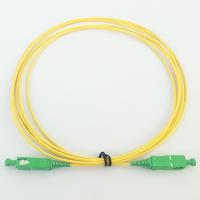 China APC Polish Fiber Optic Patch Cord Sc Sc Green Short Boot 2.0mm Simplex G652D for sale