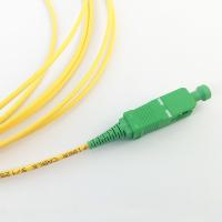 China Fiber optical patch cord SC/APC - LC/UPC simplex 2.0mm single mode G657A1 LSZH cable for sale