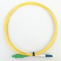 China Fiber optical patch cord SC/APC - LC/UPC simplex 2.0mm single mode G657A1 LSZH cable for sale