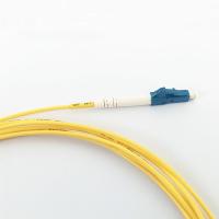 China Fiber optical patch cord SC/APC - LC/UPC simplex 2.0mm single mode G657A1 LSZH cable for sale