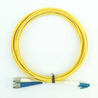 China FC / UPC - LC / UPC Duplex 2.0mm Fiber Optic Patch Cord Single Mode For Ftth for sale