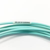 China 8F MPO Patch Cable OM3 50/125μM 3.0mm OFNR Aqua For Data Center Infrastructure for sale