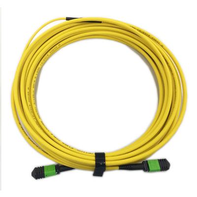 China 12F MPO-MPO Fiber Optic Trunk Cable 4.5mm G657a1 LSZH Dual Jacket Data Center for sale
