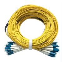 China 24 Fiber LC/UPC-LC/UPC Simplex Trunk Cable G657a1 Ofnr For High Density Cabling for sale