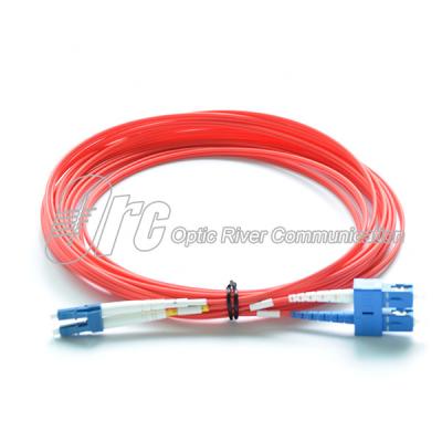 China LC-SC fiber optic patch leads 2.0mm Zipcord For Connection Between Transceivers for sale