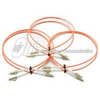 China 3.0mm Simplex Fiber Optic Patch Cord Om2 50/125 LC - LC PVC For Data Communication for sale