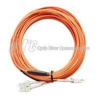 China Trunk Cable 3.0mm Fiber Optic Patch Cord SC - SC Om2 LSZH Jacket For CATV / FTTH for sale