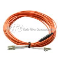 China Main Cable 3.0mm Duplex Fiber Optic Jumper LC - LC Om2 50/125 LSZH With 2.0mm Branch for sale