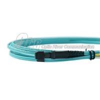 China Multi Mode Fiber Optic Patch Cable Duplex 50/125 Om3 Zipcord 2.0mm 3m LSZH Jacket for sale