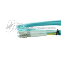 China Multi Mode Fiber Optic Patch Cable Duplex 50/125 Om3 Zipcord 2.0mm 3m LSZH Jacket for sale