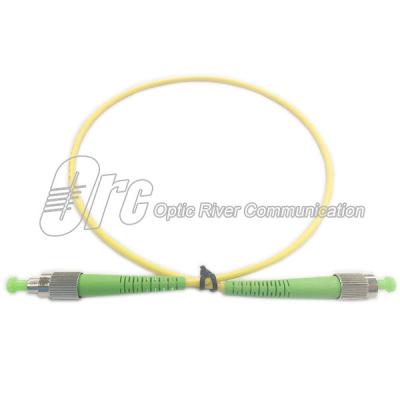 China Singlemode 9/125F FC-FC Fiber Optical Cable G652D APC for sale