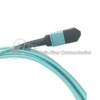 China Om3 MPO TO 12 * FC 2M Mpo Fanout Patch Cable UPC for sale