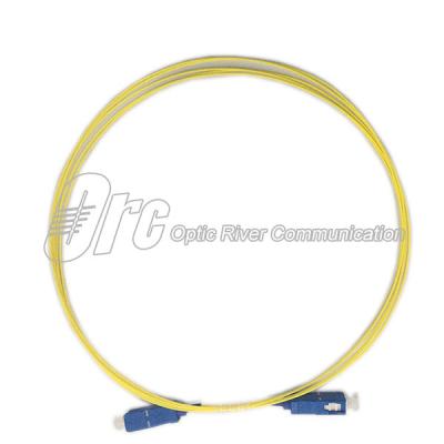 China SC/UPC-SC/UPC 2M LSZH 0.9MM SM Fiber Patch Cables for sale