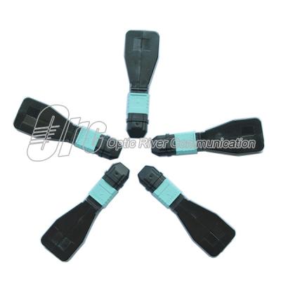 China MPO Loopback 24F OM3 Optical Patch Cord Type A for sale