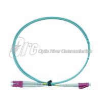 China LC LC MM Jumper OM4 Fiber Optic Patch Cord Aqua LSZH for sale