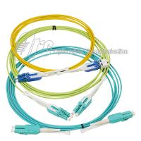 China OM3 OM5 2.0mm LC LC Optical Patch Cord Duplex Uniboot for sale