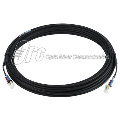 China OM2 OFNR CPRI Breakout Patch Cord Duplex LC - Duplex LC 5.5mm for sale