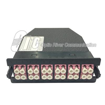China 24 Fibers MPO To LC LGX Flexible Cassette Modules OM4 for sale