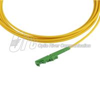 China APC Polishing 2.0mm OFNR E2000 APC Fiber Patch Cord for sale