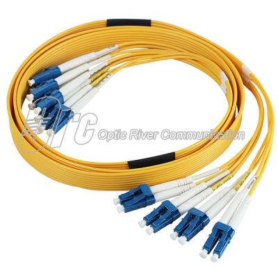 China LC/UPC-LC/UPC SM OFNR Duplex Optic Patch Cable G657A for sale