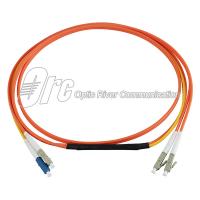 China 1.5mm Ceramic LSZH G652D Fiber Optic Patch Cable Duplex LC To LC for sale