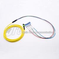 China SM 3.0MM MTP-LC Optical Fiber Patch Cord With Pull Tab for sale