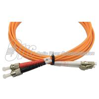 China Multimode Orange OM2 Fiber Optic Patch Cord LC To FC Duplex for sale