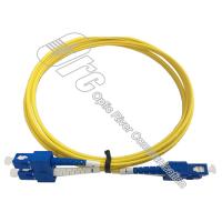 China 9/125um UPC polishing Fiber Optic Patch Cable Single Mode SC To SC for sale