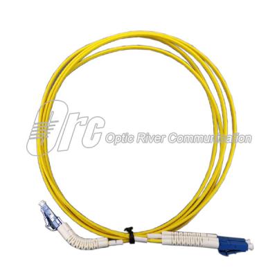 China Single Mode ORC duplex Fiber Optic Patch Cord With Flexible Boot for sale