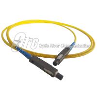 China SMF MU To MU 2.0mm OFNR Patch Cord Fiber Optic Yellow Jacket for sale