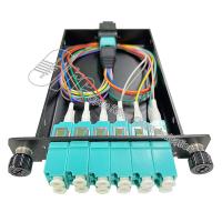 China Metal 12F 8F MPO MTP To LC Cassette For Data Center Enclosure for sale