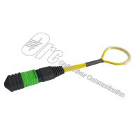 China Single Mode G657A2 MTP MPO Patch Cable Green Black Housing Color for sale