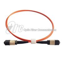 China MTP MPO Type B OM2 Multimode Fiber Optic Cable LSZH 12 Fiber for sale
