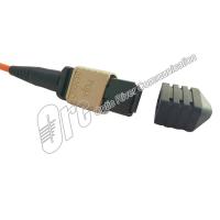 China MTP MPO Type B OM2 Multimode Fiber Optic Cable LSZH 12 Fiber for sale
