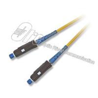 China SMF MU To MU 2.0mm OFNR Patch Cord Fiber Optic Yellow Jacket for sale