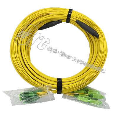 China SC To LC G657A1 Pre Terminated Multi Fiber Cables With 1.8mm Fanout for sale