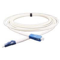 China 4.0mm Sc To Lc Fiber Cable LSZH Optical Cable With White Jacket for sale
