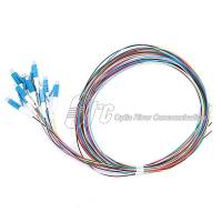 China 12 Strand Fiber Optical Pigtail 900um LSZH LC / UPC Single Mode for sale
