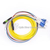 China SM 3.0MM MTP LC Optical Fiber Patch Cord MT Plastic Ferrule With Pull Tab for sale
