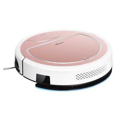 China 3 Modes Home Auto Cleaner Robot , Floor Vacuum Cleaning Robot Rose Color for sale
