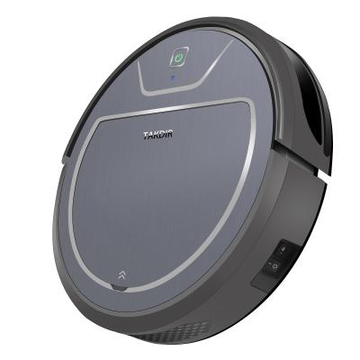 China Rechargeable Remote Control Smart Robot Floor Sweeper With Gyroscope Memory Navigation for sale