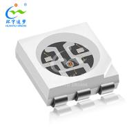 China SMD LED 5050 RGB Chip 0.2W 3 In 1 Fantastic Color Blending LED Chips for sale