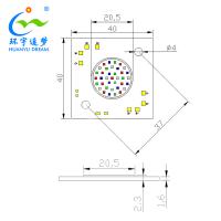 China 100W RGBW Tunable COB LED 4 In 1 φ21mm High Luminous Output for sale