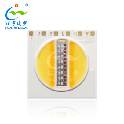 China RGBCW RGBWW Dimmable COB LED 25W 19*19mm Customizable for sale
