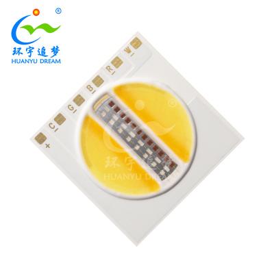 China Custom Tunable COB LED 25W 300mA 1919 5 in 1 RGBCW LED COB Chip for sale