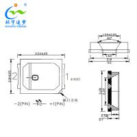 China 2835 SMD Blue LED Chip 460-465nm 18V-72V 1W for sale
