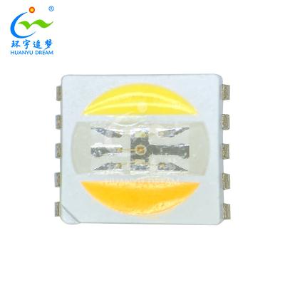 China 5050 Multi Color SMD LED Chip 5050 0.2W RGBCW 2700K - 25000K for sale