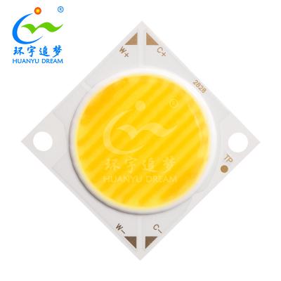 China DC 36V Tunable COB LED 50W+50W 2828 CRI97 Dual Color COB Chip for sale