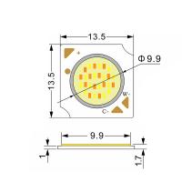 China 1313 Dimmable CCT 3000K+6000K LED COB Flip Chip 3W*2 For Commercial Light for sale